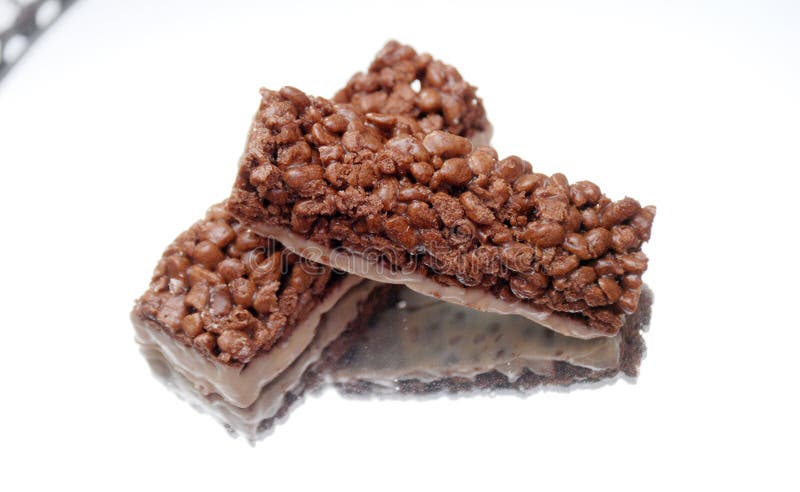 Rice chocolate bars stock photo. Image of reflections - 46506998