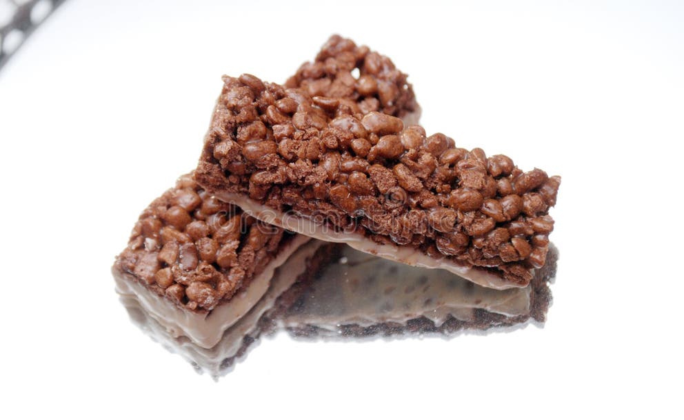Rice chocolate bars stock photo. Image of reflections - 46506998