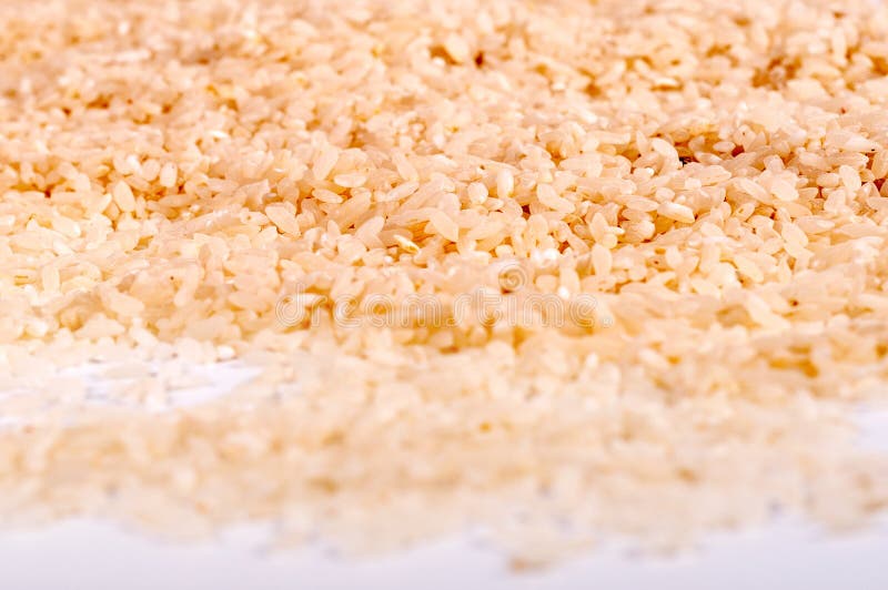 Rice in close-up stock image. Image of brown, food, ingredient - 39013233