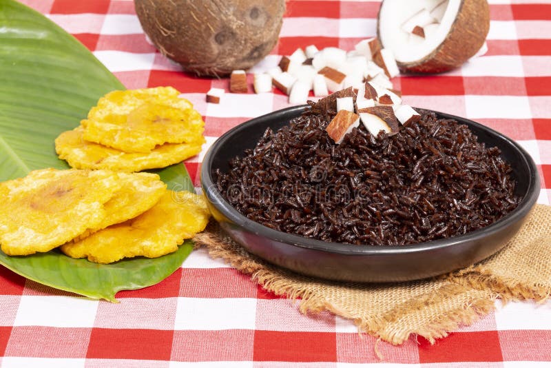 Rice with Coconut Typical Dish of the Caribbean Coast Stock Image ...