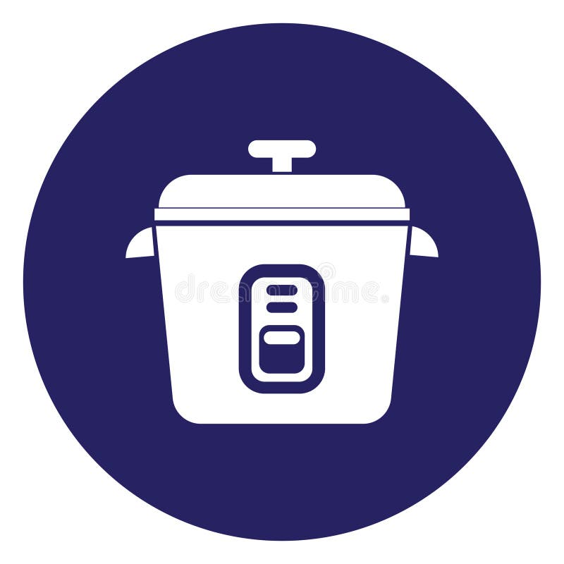 Rice cooker icon design stock vector. Illustration of warm - 332369836