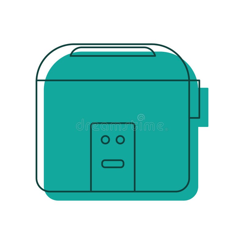Rice Cooker. Vector Illustration Decorative Design Stock Vector ...