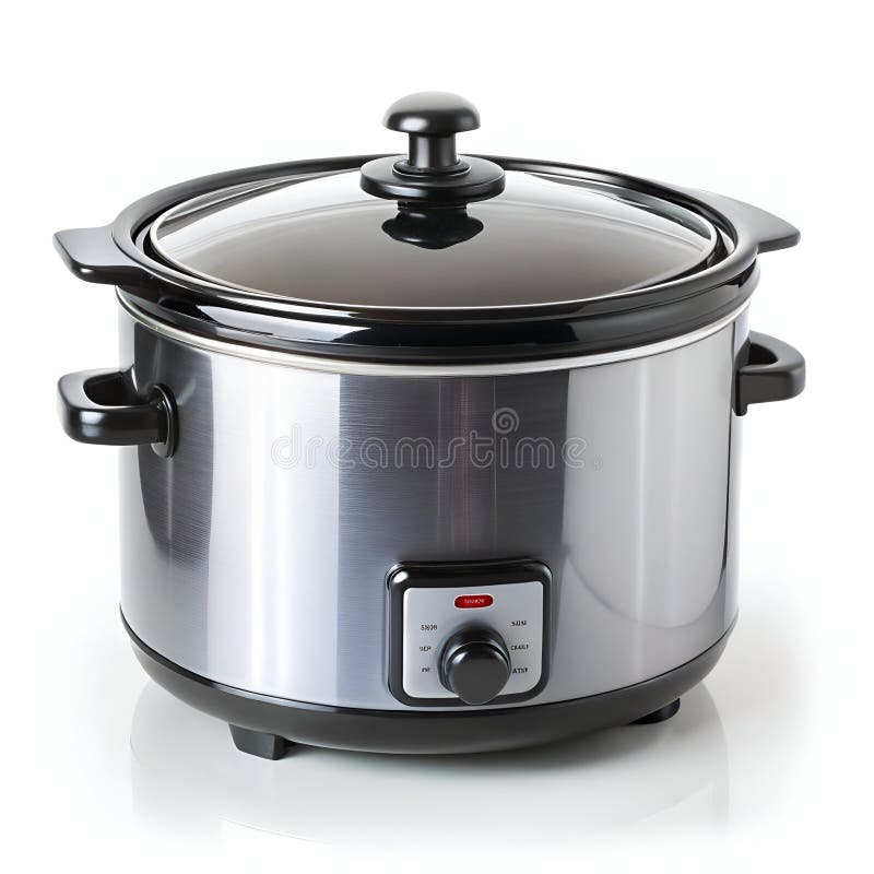 Rice Cooker on White Background Stock Illustration - Illustration of ...