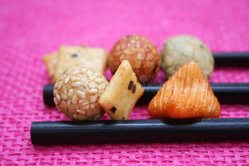 Asian Rice cookies stock image. Image of asian, chili - 11514245
