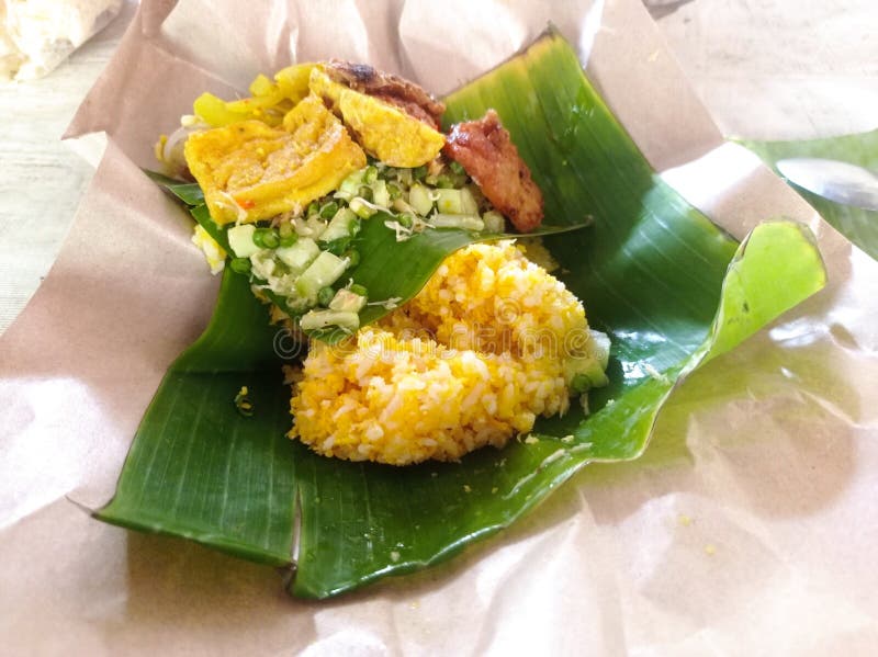 Rice Corn One of Indonesia S Traditional Food Stock Image - Image of ...