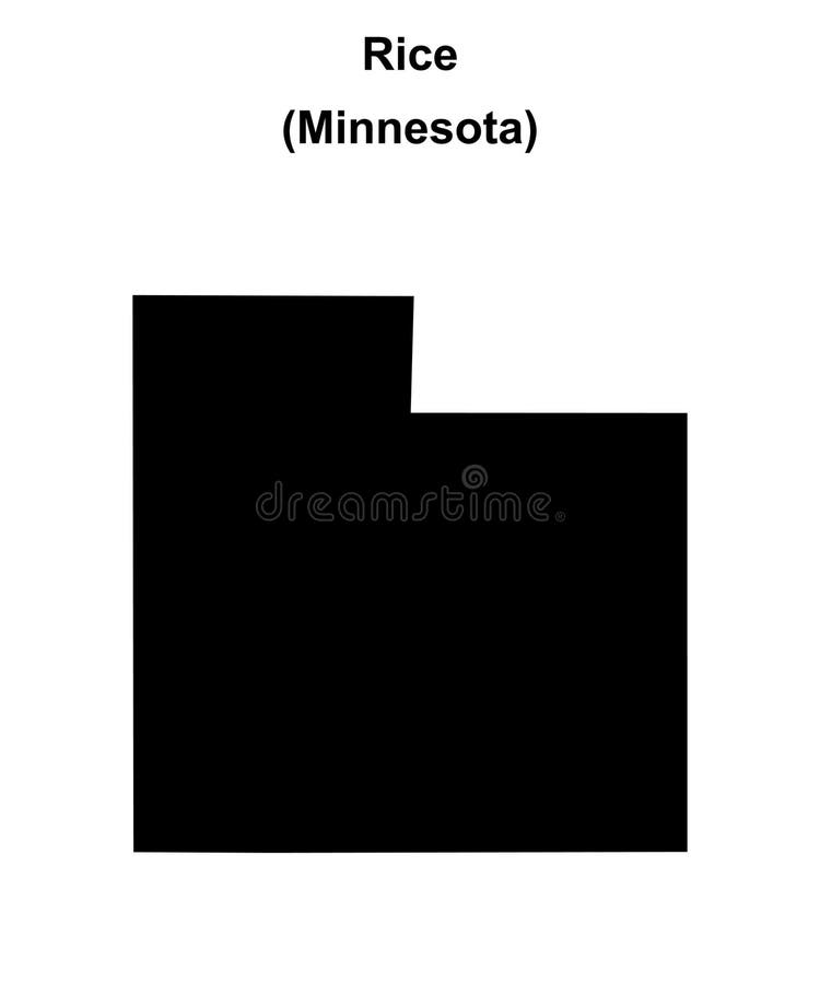 Rice outline map stock vector. Illustration of shape - 361612218