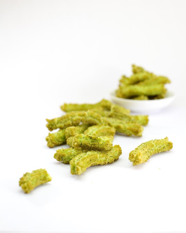 Rice crisp ,wasabi flavor stock image. Image of wasabi - 28100441