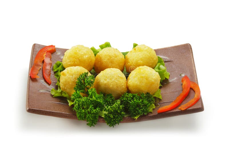 Rice Croquette stock photo. Image of cuisine, japan, meal - 11823242