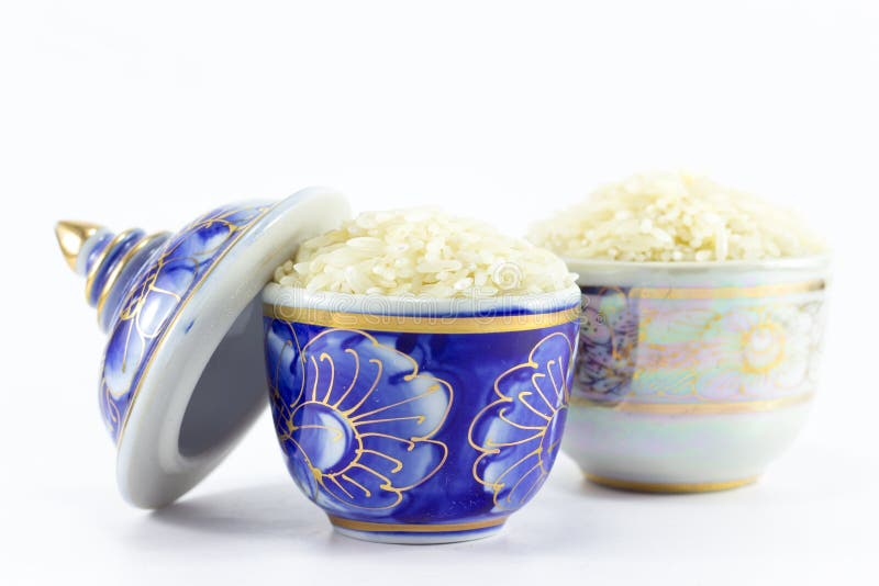 Rice in the cup stock image. Image of cooking, asian - 37599059
