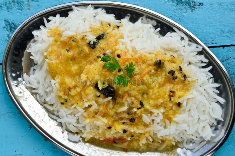 Rice and Dal stock photo. Image of cinnamon, dhal, spices - 33602106