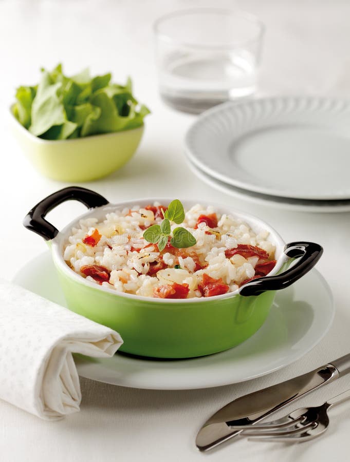 Rice dish stock image. Image of delicious, organic, napkin - 69186905