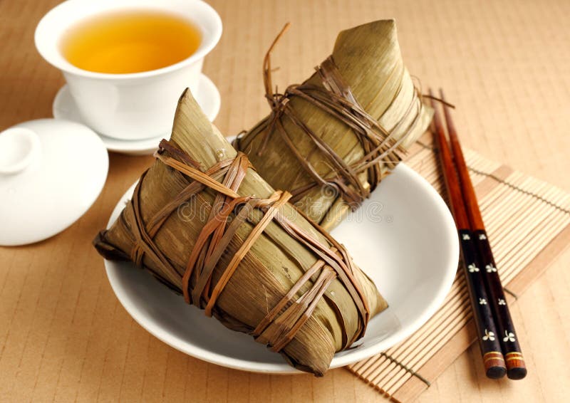 Bamboo Leaf Dumplings stock image. Image of filled, steamed - 4562483