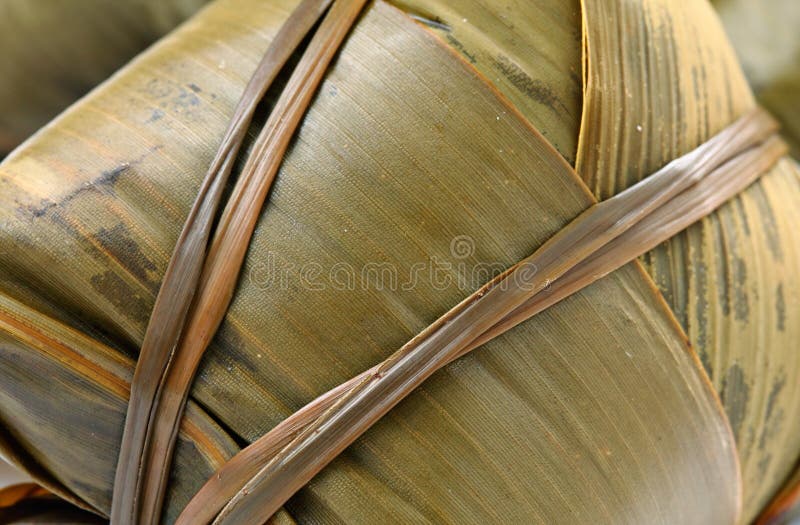Rice dumpling close up stock image. Image of asian, sticky - 26653795