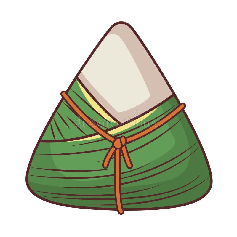 Rice dumpling food stock vector. Illustration of design - 145320515