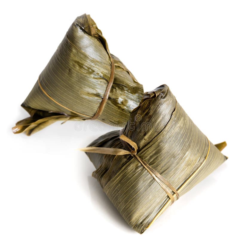 Chinese Sticky Rice Dumpling Stock Photo - Image of dimsum, hong: 30569448