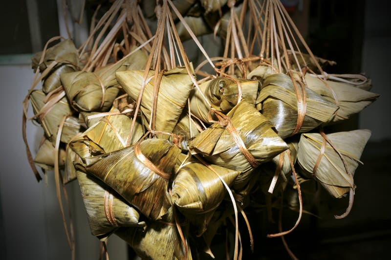 Bamboo Leaf Dumplings stock image. Image of filled, steamed - 4562483