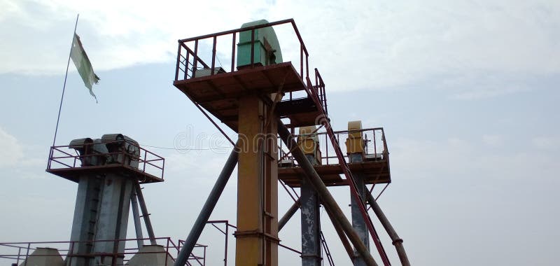 Rice Factory Located in Pakistan Sindh Stock Image - Image of rice ...