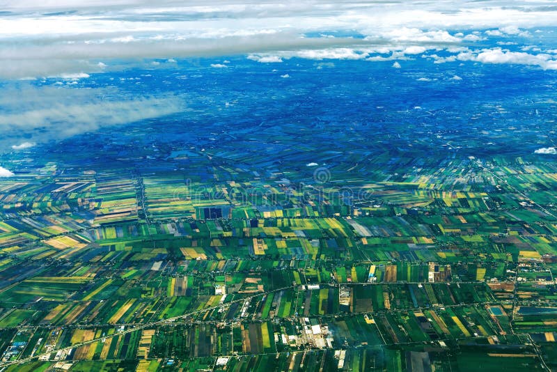 Rice field from above stock image. Image of ladder, hill - 34324743