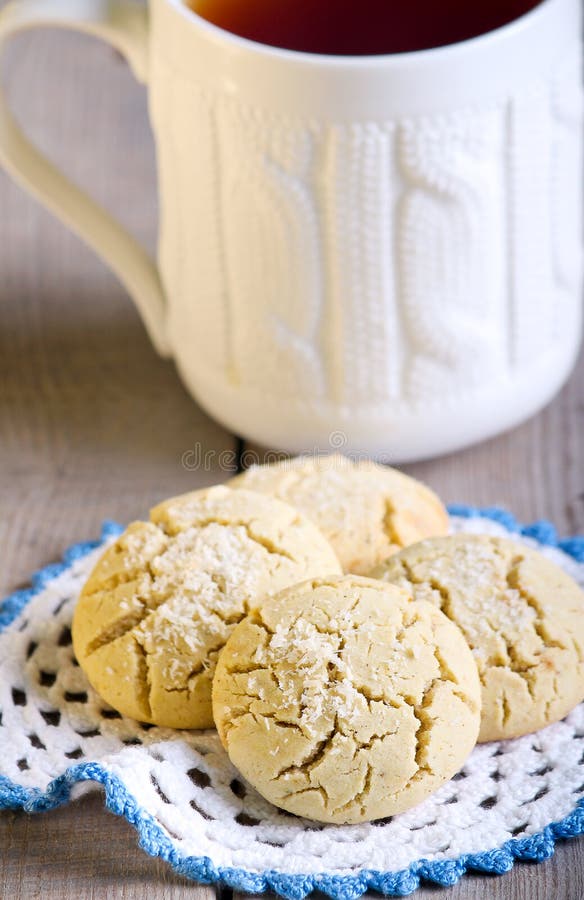 Rice flour cookies stock photo. Image of textured, snack - 37459484