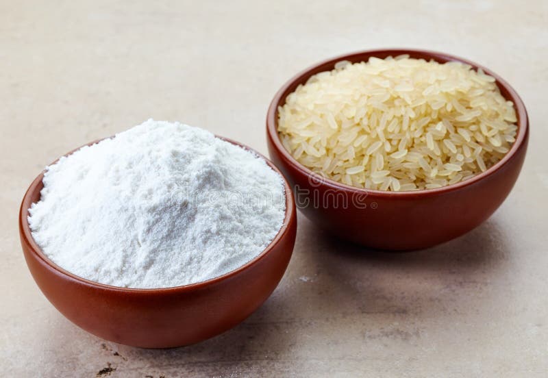 Rice flour and rice stock photo. Image of cooking, grain - 70550366