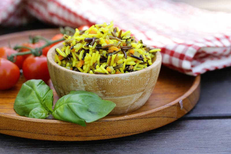 Rice garnish stock photo. Image of rice, dish, snack - 115699464