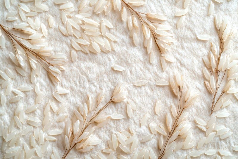 Rice Grain Pattern, a Contemporary Take on Basmati Rice Design with a ...