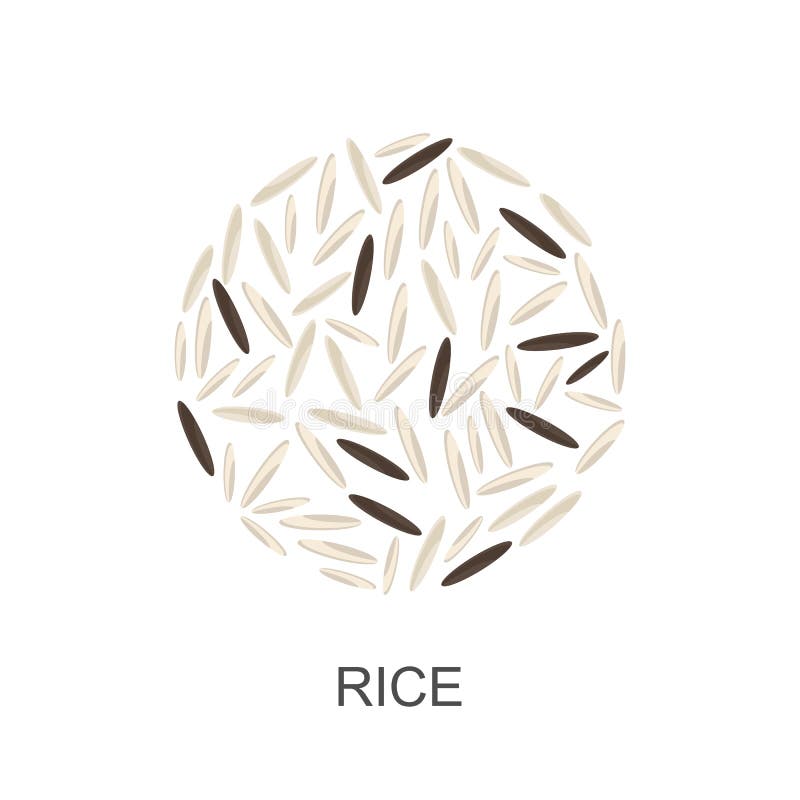 Rice Grains Icon Stock Illustrations – 448 Rice Grains Icon Stock ...