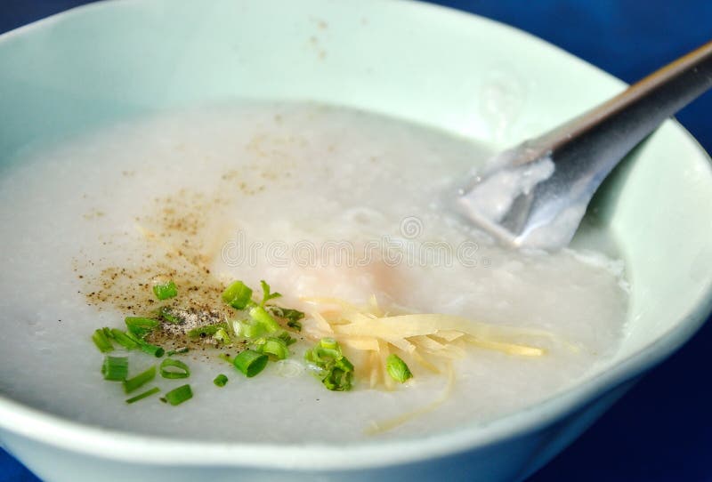 Rice gruel close up stock image. Image of herbal, breakfast - 28637563