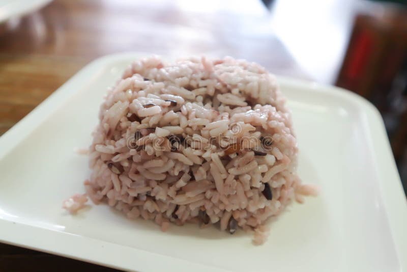 Rice ,half Milled Rice or Husked Rice Stock Photo - Image of clean ...