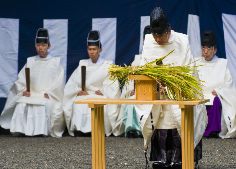 A Participant On The Rice-planting Festival Editorial Image - Image of ...