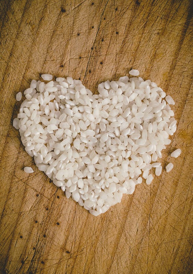 Rice heart stock image. Image of grains, healthy, shaped - 48762387