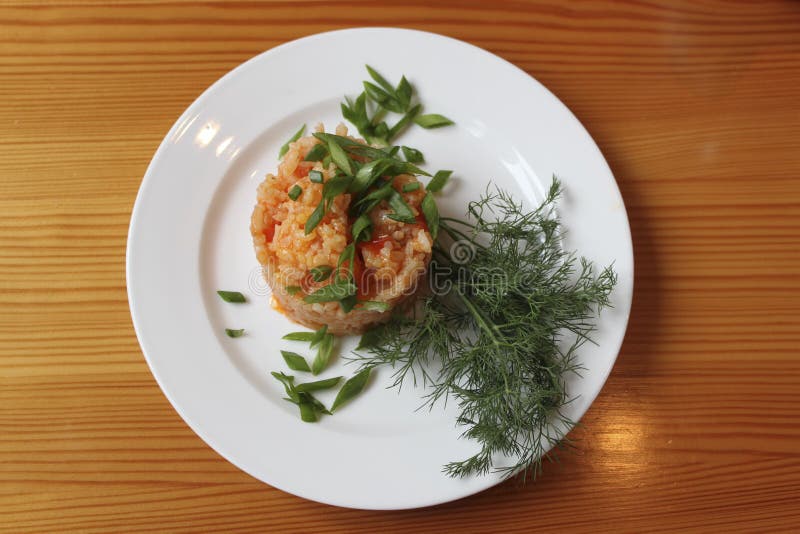 Rice in Hungarian style stock photo. Image of restaurant - 25099974