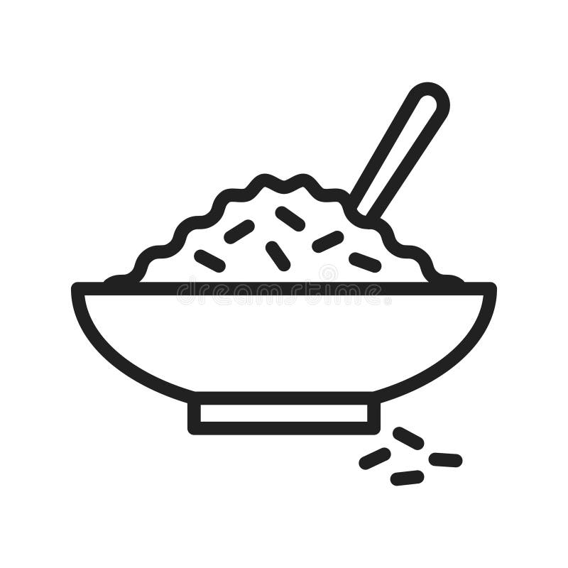 Rice icon vector image. stock vector. Illustration of concept - 278392774