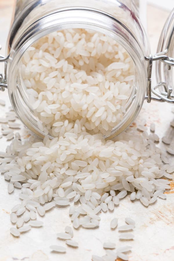 Rice in jar stock photo. Image of grain, nutrition, rice - 73459322