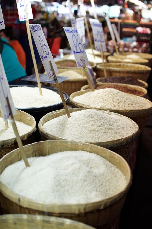 Rice market stock image. Image of thai, food, grains - 11633641