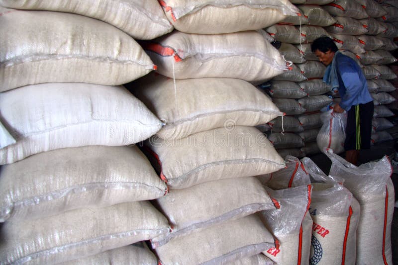 Rice in a market stock photo. Image of ingredient, powder - 19200212