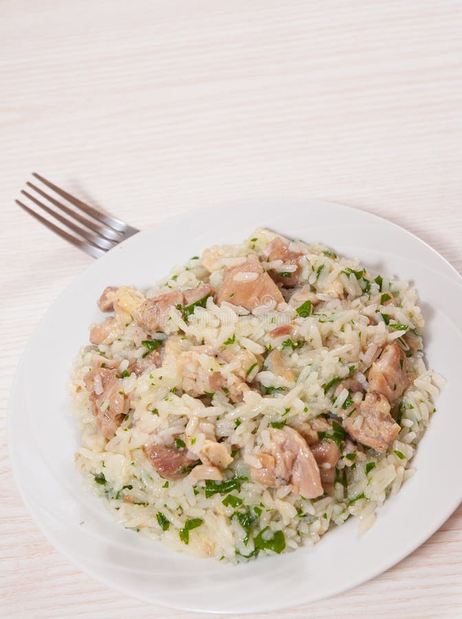 Rice with meat stock photo. Image of close, gastronomy - 62040552