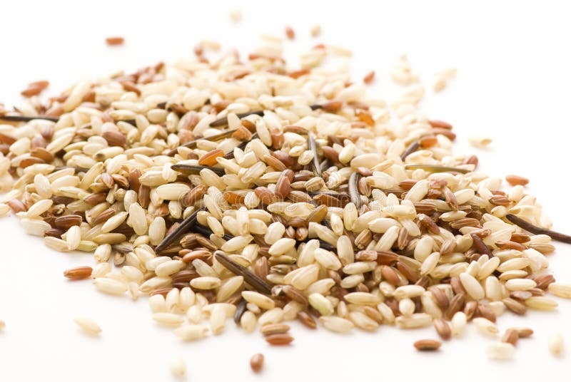 Rice mix stock image. Image of oryza, reduce, condiment - 17430249