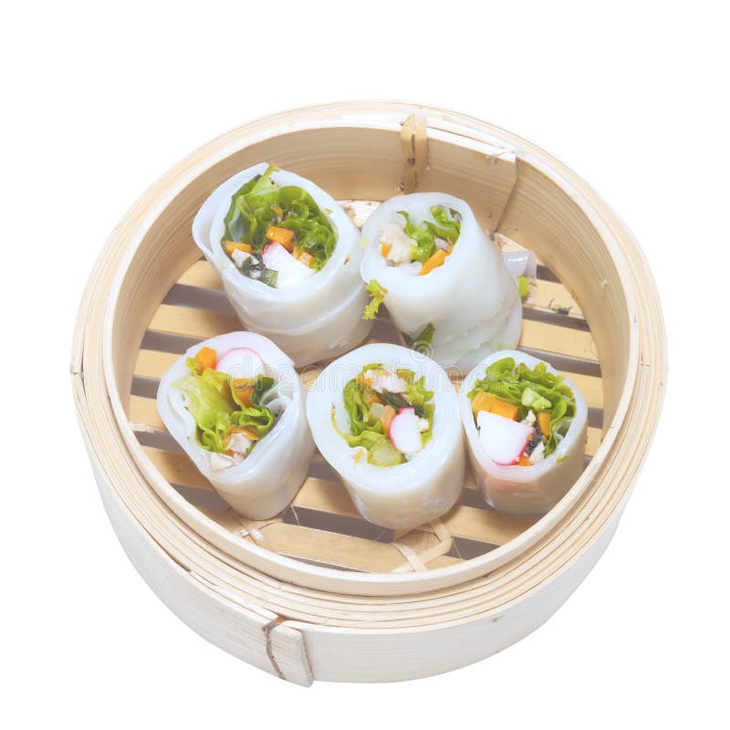 Rice Noodle Rolls stock photo. Image of asian, meal, food - 42776790