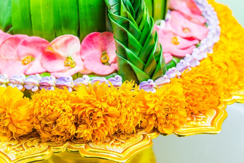 Rice offering stock photo. Image of handmade, green, buddhism - 95420258