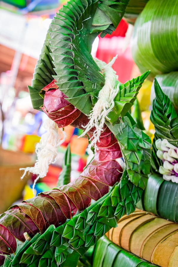 Rice Offering for the Worship in Buddhism Stock Photo - Image of thai ...