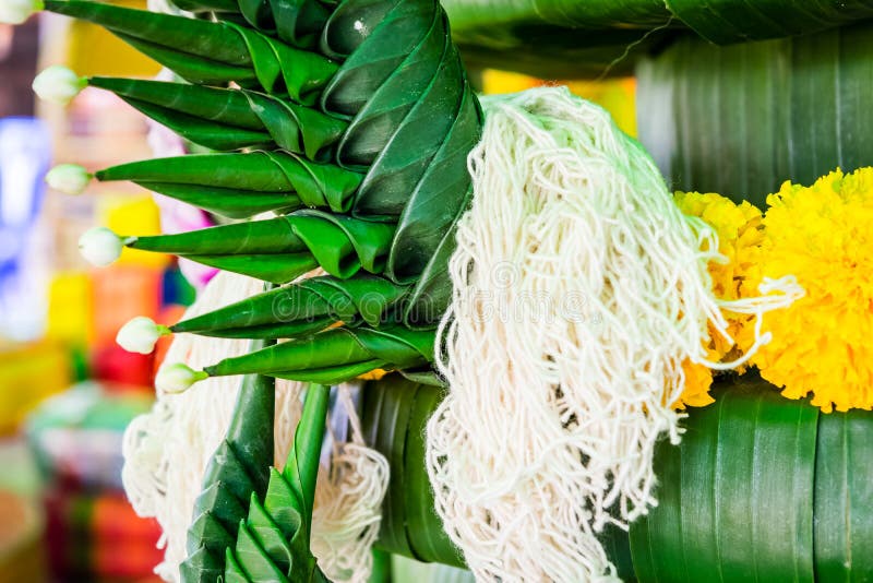 Rice Offering for the Worship in Buddhism Stock Image - Image of ...