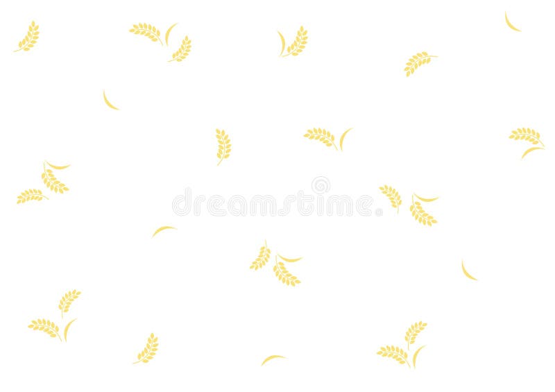 Rice background pattern stock vector. Illustration of harvest - 226780198