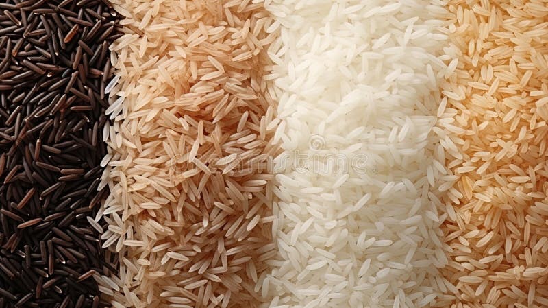 Rice Patterns with Rice Flakes Stock Illustration - Illustration of ...