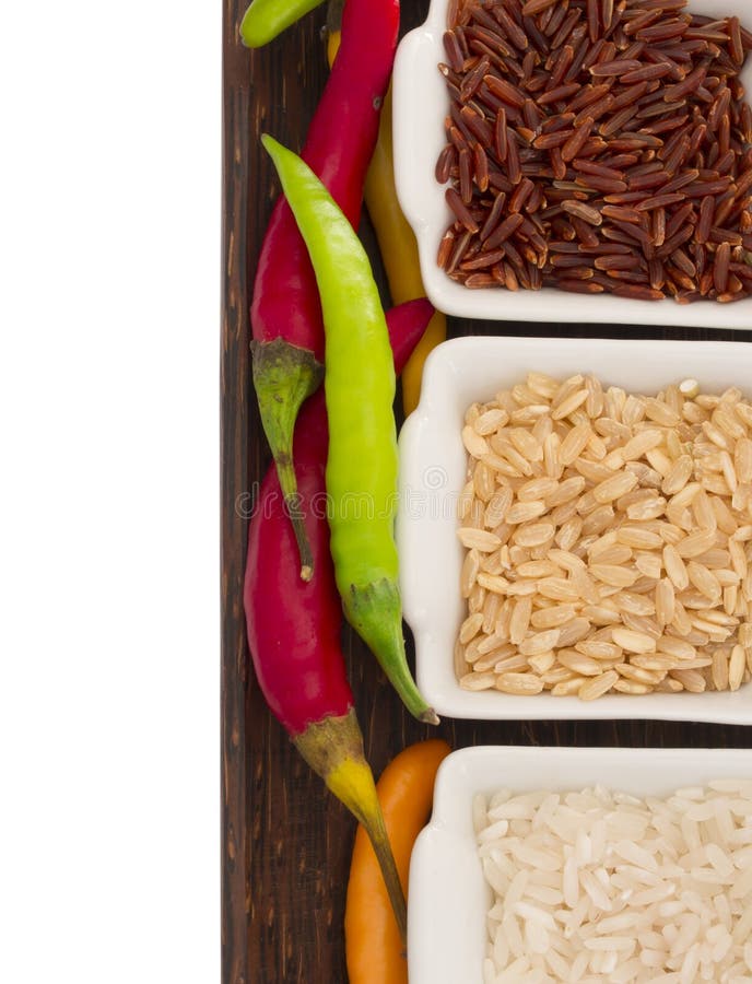 Rice with peppers stock photo. Image of calories, cooking - 27214768