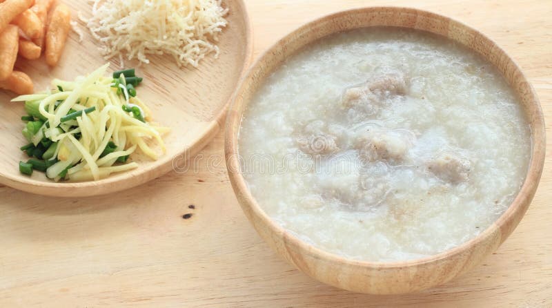 Rice porridge stock photo. Image of cuisine, gruel, asian - 59756804