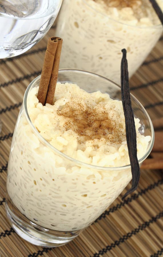 Delicious Fancy Rice Pudding Stock Image - Image of cereal, food: 15596001