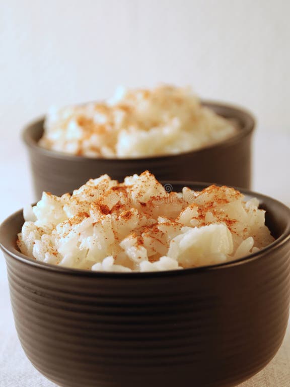 Rice Pudding stock image. Image of bowls, cinnamon, coconut - 8358301