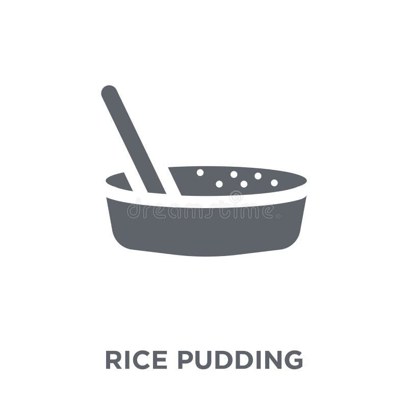 Rice Pudding Icon from Spanish Food Collection. Stock Vector ...