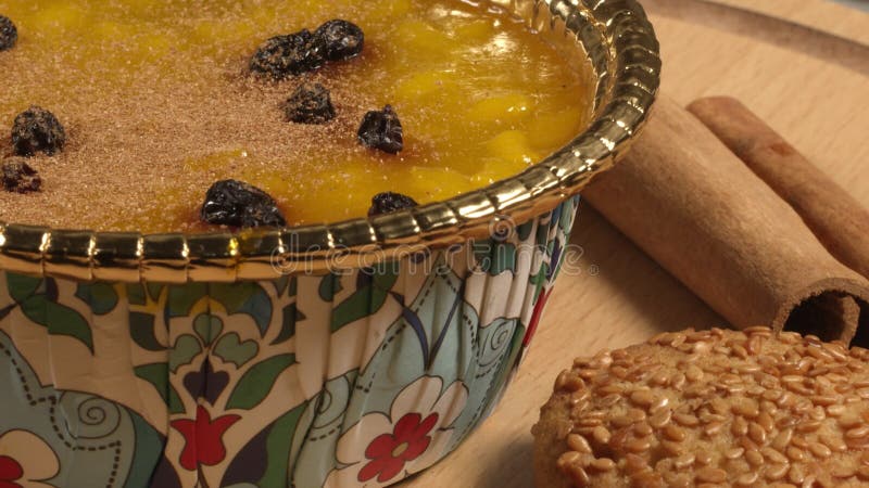 Rice Pudding Made with Saffron Stock Video - Video of indian, delicious ...